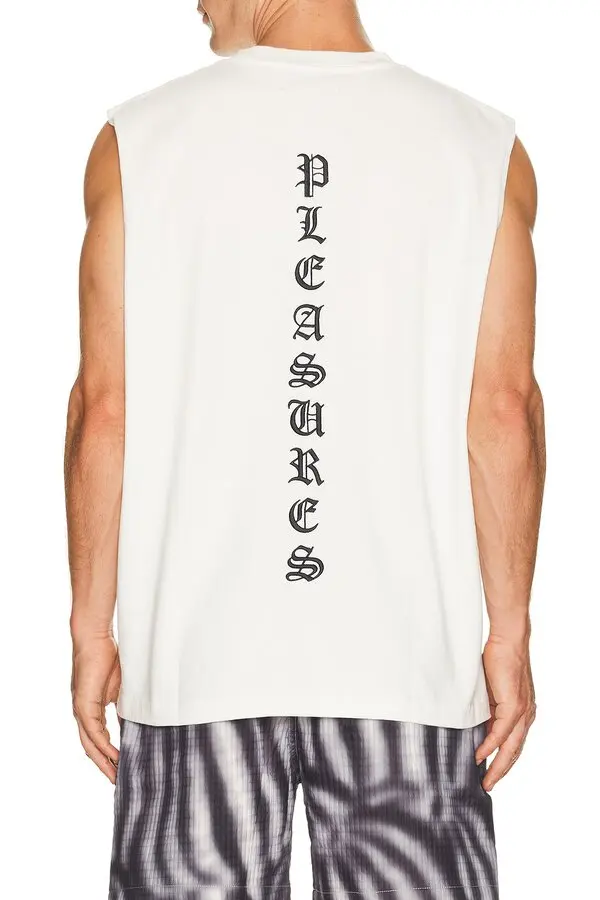 PLEASURES Sorrow Tank - White