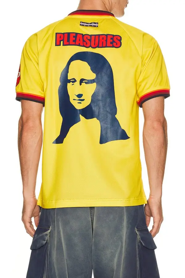 PLEASURES Mona Sport Jersey - Yellow