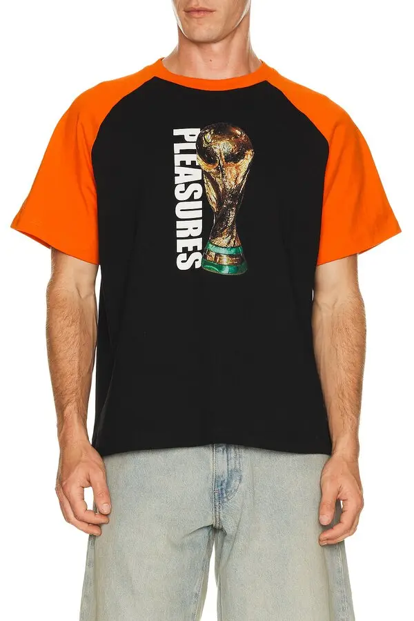 PLEASURES Trophy Raglan Tee