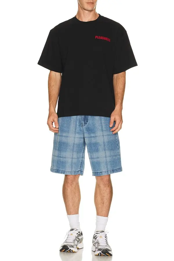 PLEASURES Experiment Jorts In Blue