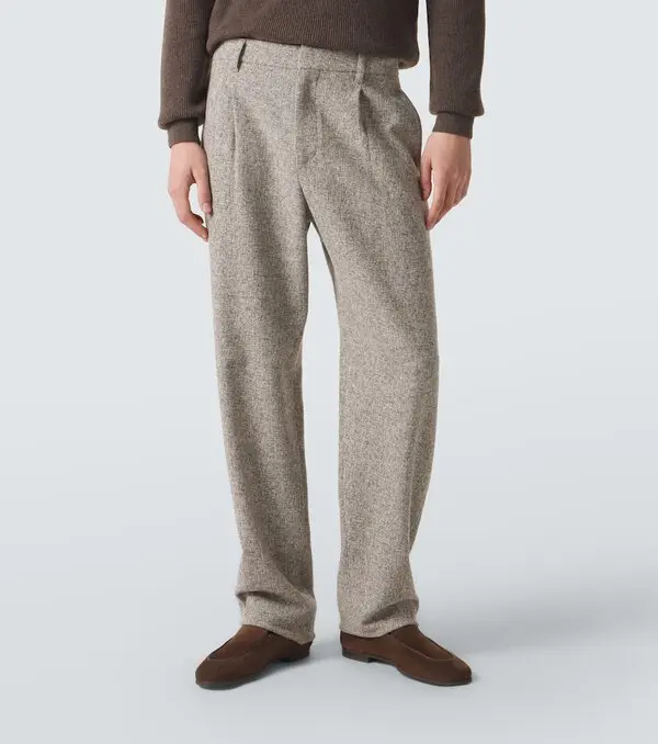 Agnona Wool-blend Straight Pants