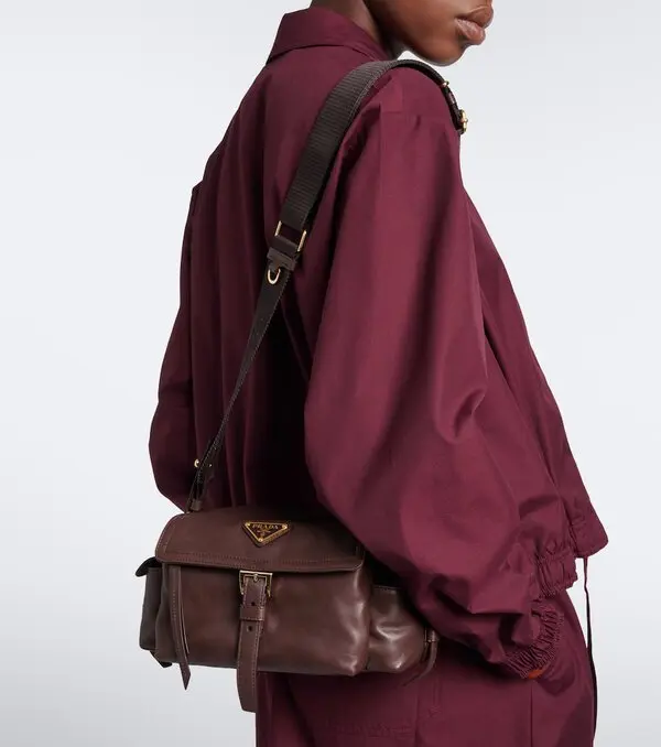 Prada Medium Leather Shoulder Bag