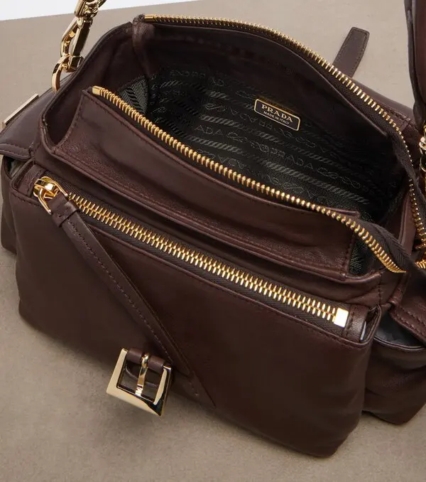 Prada Medium Leather Shoulder Bag