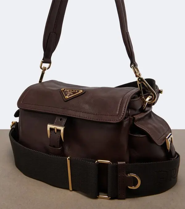 Prada Medium Leather Shoulder Bag