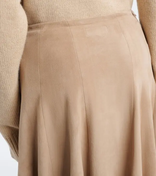 Stouls Sabrina Suede Midi Skirt