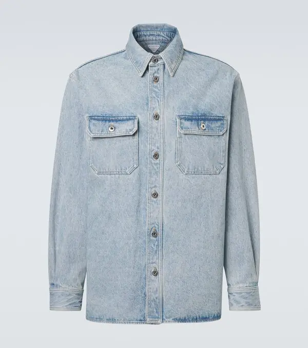 Bottega Veneta Denim Overshirt - Blue