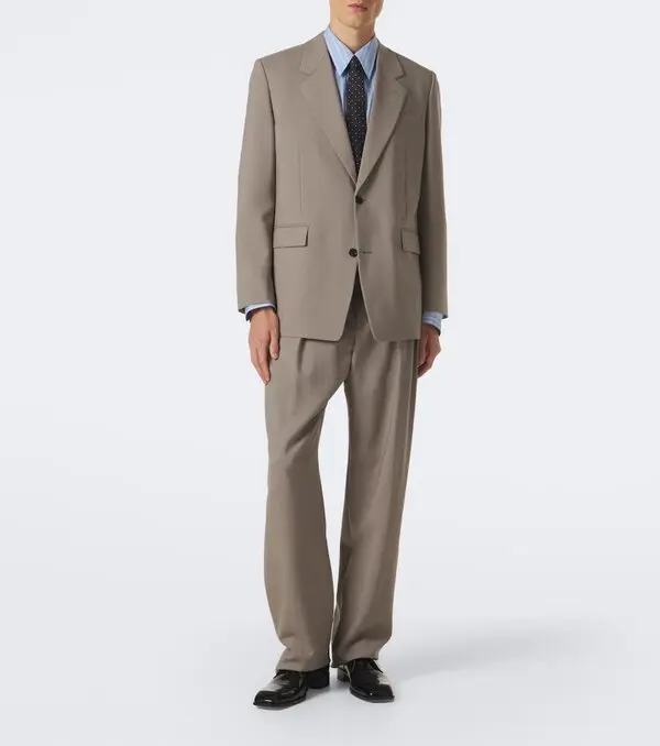 Saint Laurent Wool And Mohair Blazer