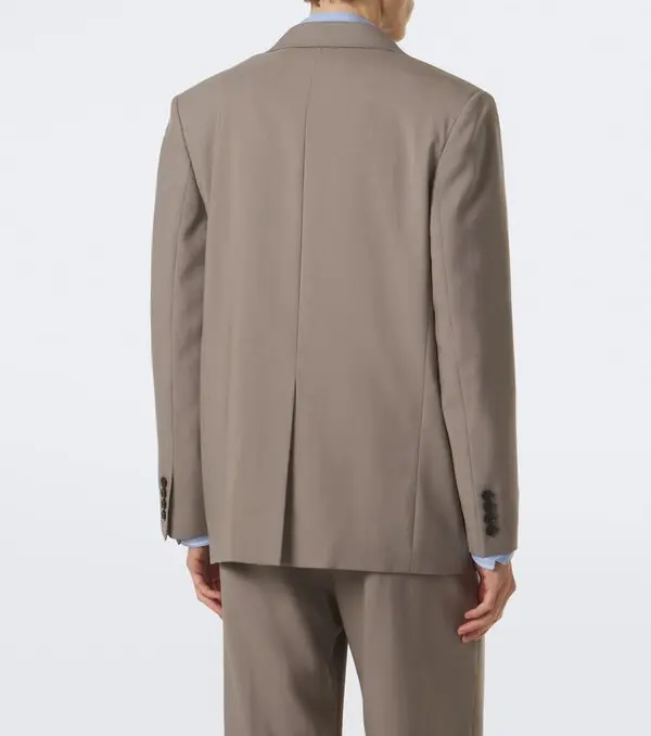 Saint Laurent Wool And Mohair Blazer