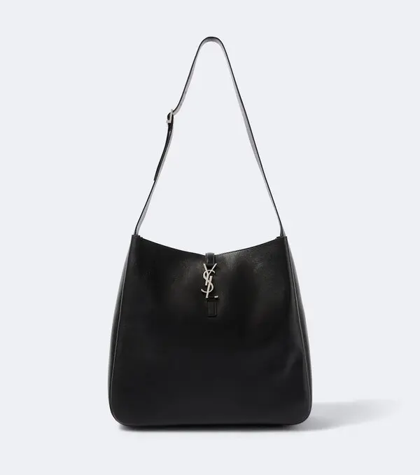 Saint Laurent Le 5 � 7 Maxi Leather Shoulder Bag