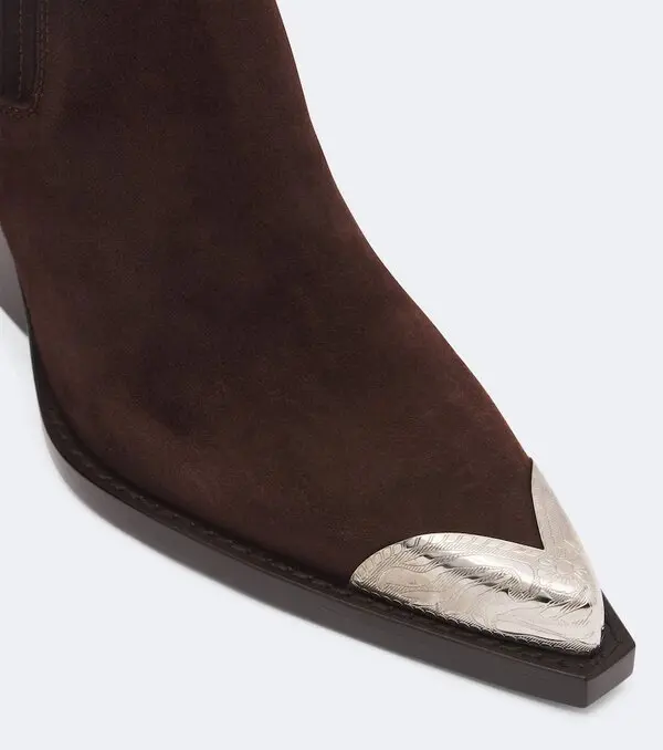 Paris Texas Dallas Suede Ankle Boots