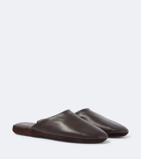 Church's Arran Leather Slippers - Brown