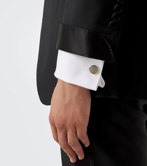 Giorgio Armani Cufflinks With Crystals