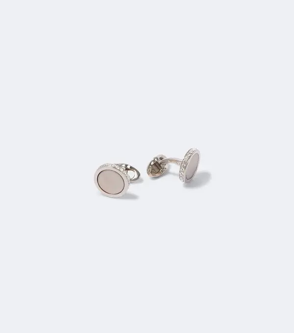 Giorgio Armani Cufflinks With Crystals