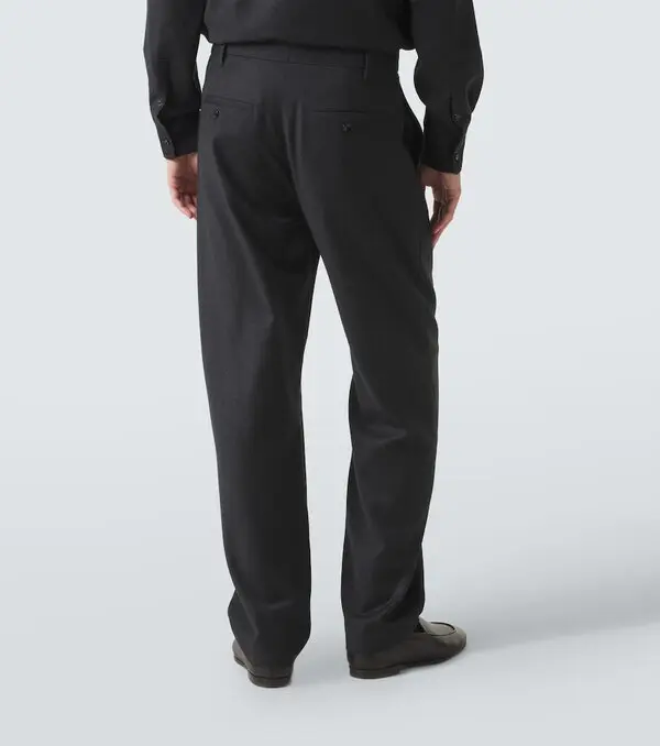 Agnona Wool Wide-leg Pants