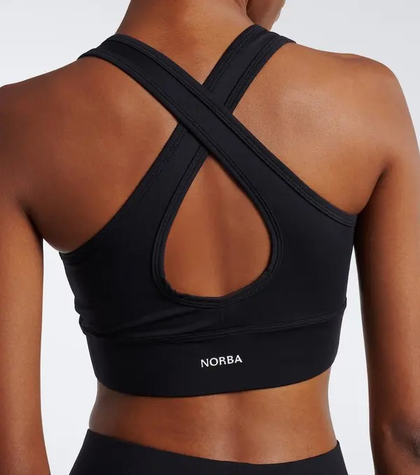NORBA Racerback Sports Bra - Black