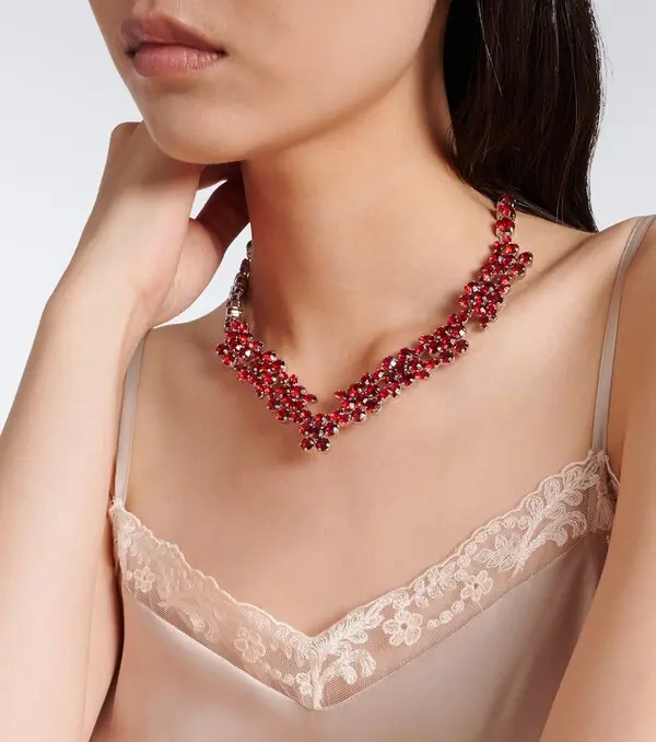 Simone Rocha Crystal-embellished Necklace