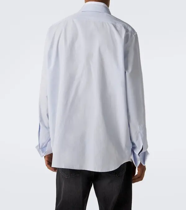 Acne Studios Layered Cotton Poplin Shirt