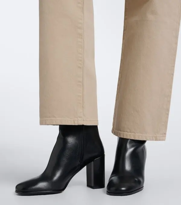 Prada Leather Ankle Boots