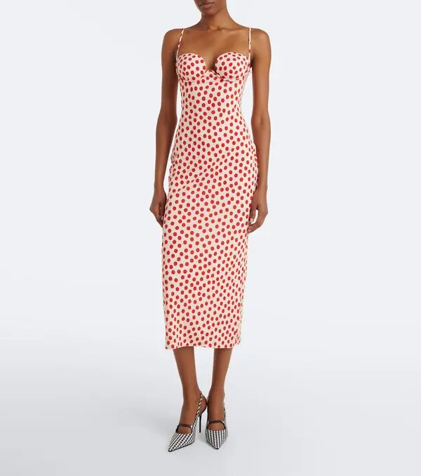 Alaïa Gingham Slingback Pumps