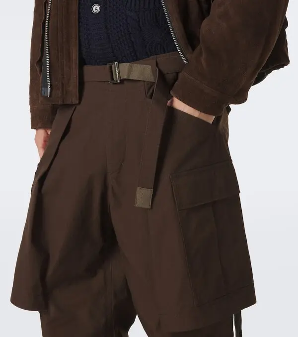 Sacai Cotton-blend Ripstop Cargo Pants