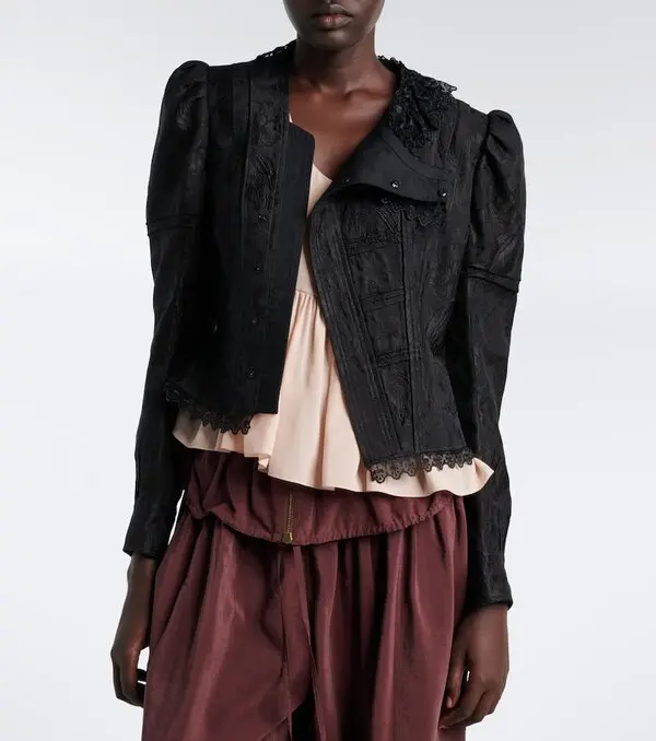 Chloé Lace And Jacquard Jacket