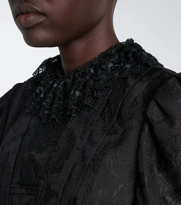 Chloé Lace And Jacquard Jacket