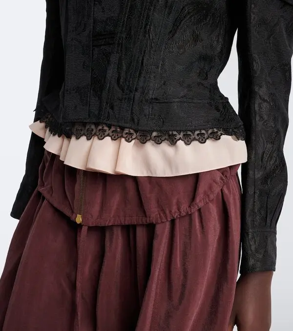 Chloé Lace And Jacquard Jacket