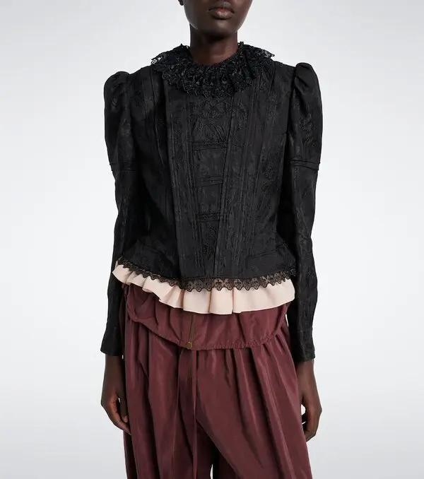 Chloé Lace And Jacquard Jacket