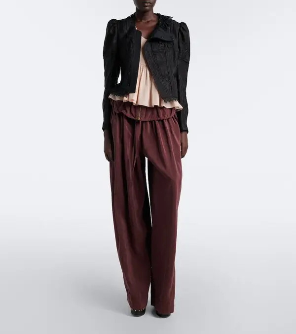 Chloé Lace And Jacquard Jacket