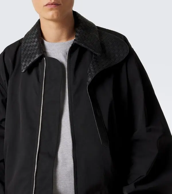 Bottega Veneta Intrecciato Twill Blouson Jacket