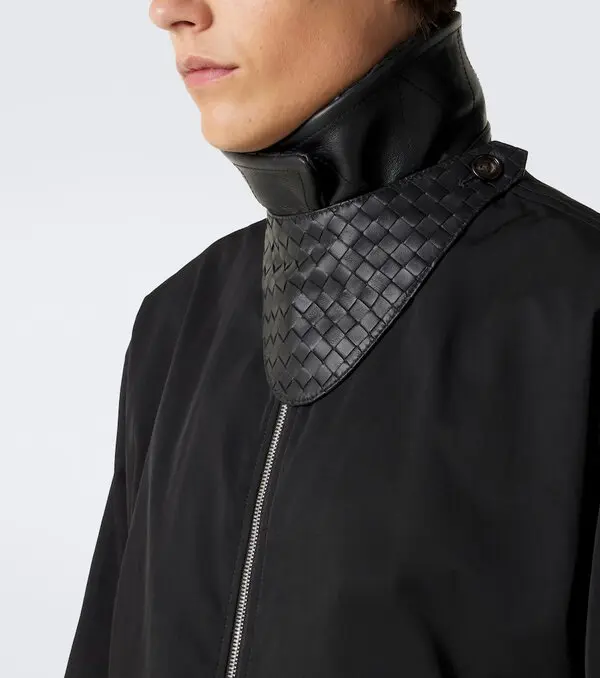 Bottega Veneta Intrecciato Twill Blouson Jacket