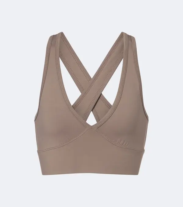 NORBA Racerback Sports Bra - Brown