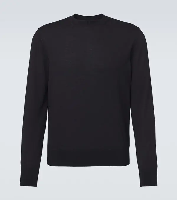Agnona Wool And Cashmere Sweater - Black