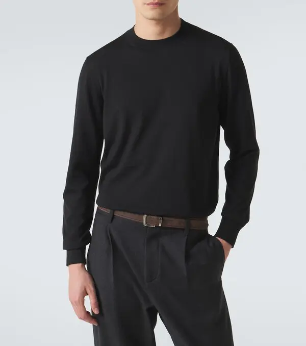 Agnona Wool And Cashmere Crewneck Sweater