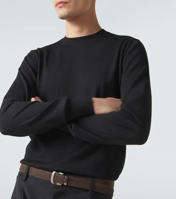 Agnona Wool And Cashmere Crewneck Sweater