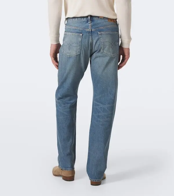 Ralph Lauren Distressed Straight Jeans