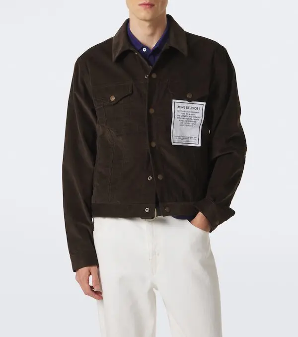 Acne Studios Patch-appliqu� Cotton Corduroy Jacket