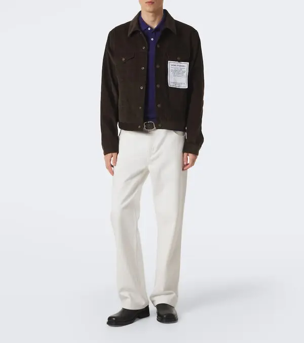 Acne Studios Patch-appliqué Corduroy Jacket