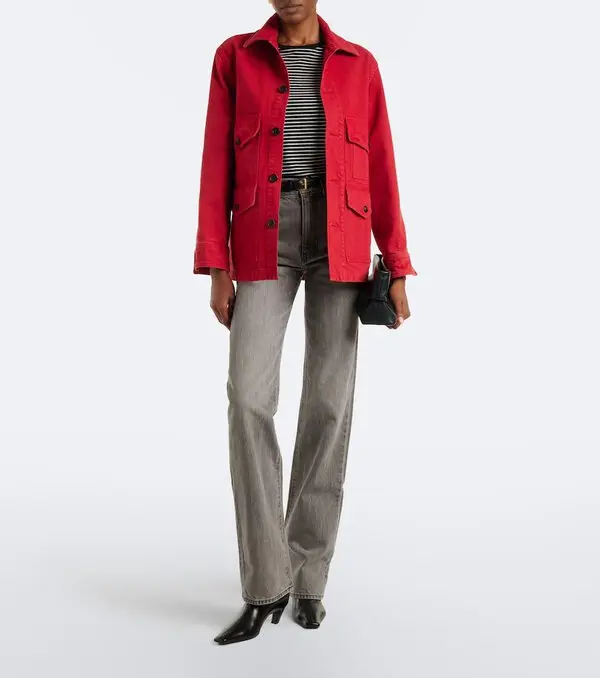 NILI LOTAN Joan Straight Jeans In Ash Wash