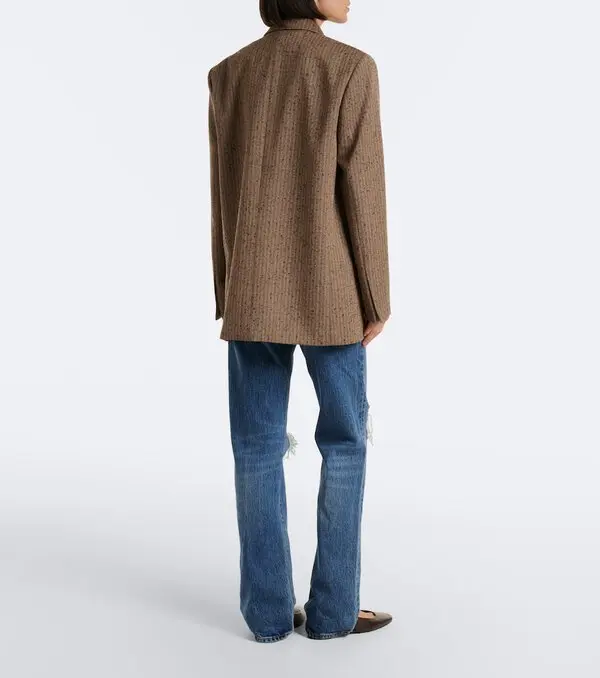 FRAME The Vertical Distressed Straight Jeans
