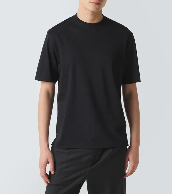 Agnona Cotton Jersey T-shirt - Black