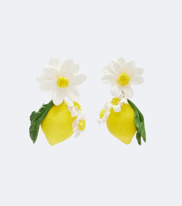 JENNIFER BEHR Limoncello Drop Earrings - Yellow