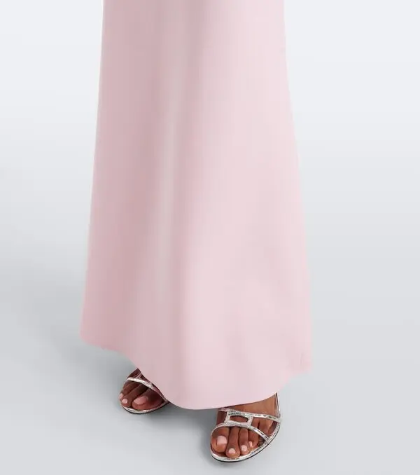 Safiyaa Feather-trimmed Gown