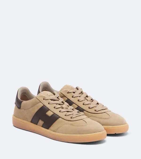 Hogan H647 Leather Sneakers - Beige