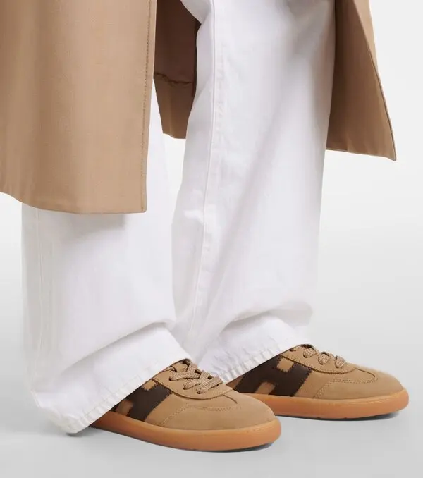 Hogan H647 Nubuck Leather Sneakers