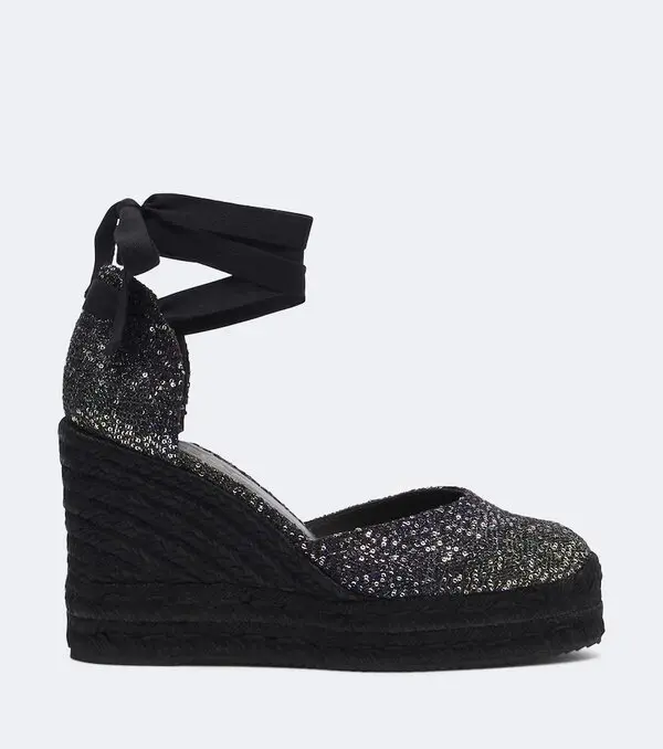 Missoni Eva Sequined Espadrille Wedges