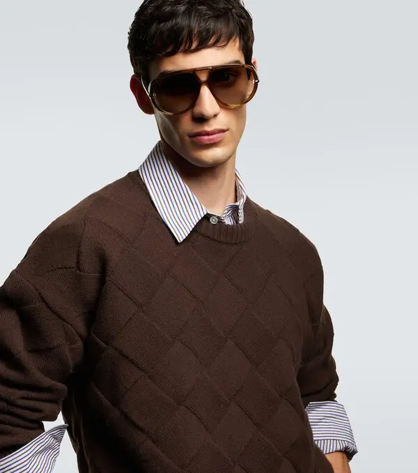 Bottega Veneta Aviator Sunglasses