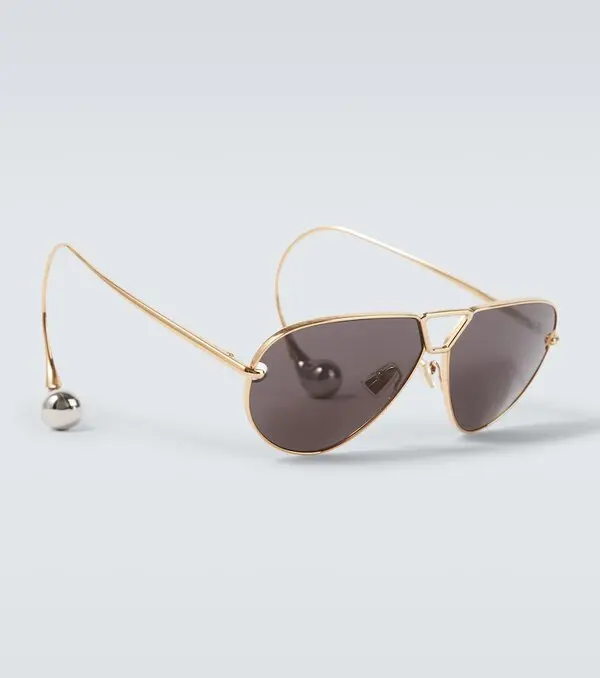 Bottega Veneta Drop Aviator Sunglasses