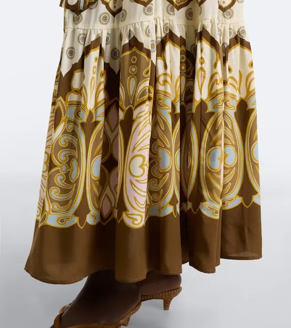 La DoubleJ Bellini Printed Voile Shirt Dress