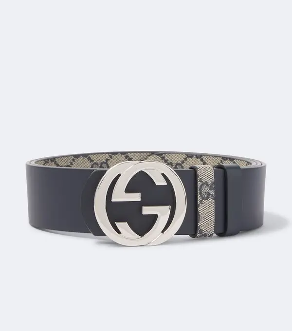 Gucci Gg Canvas Reversible Belt